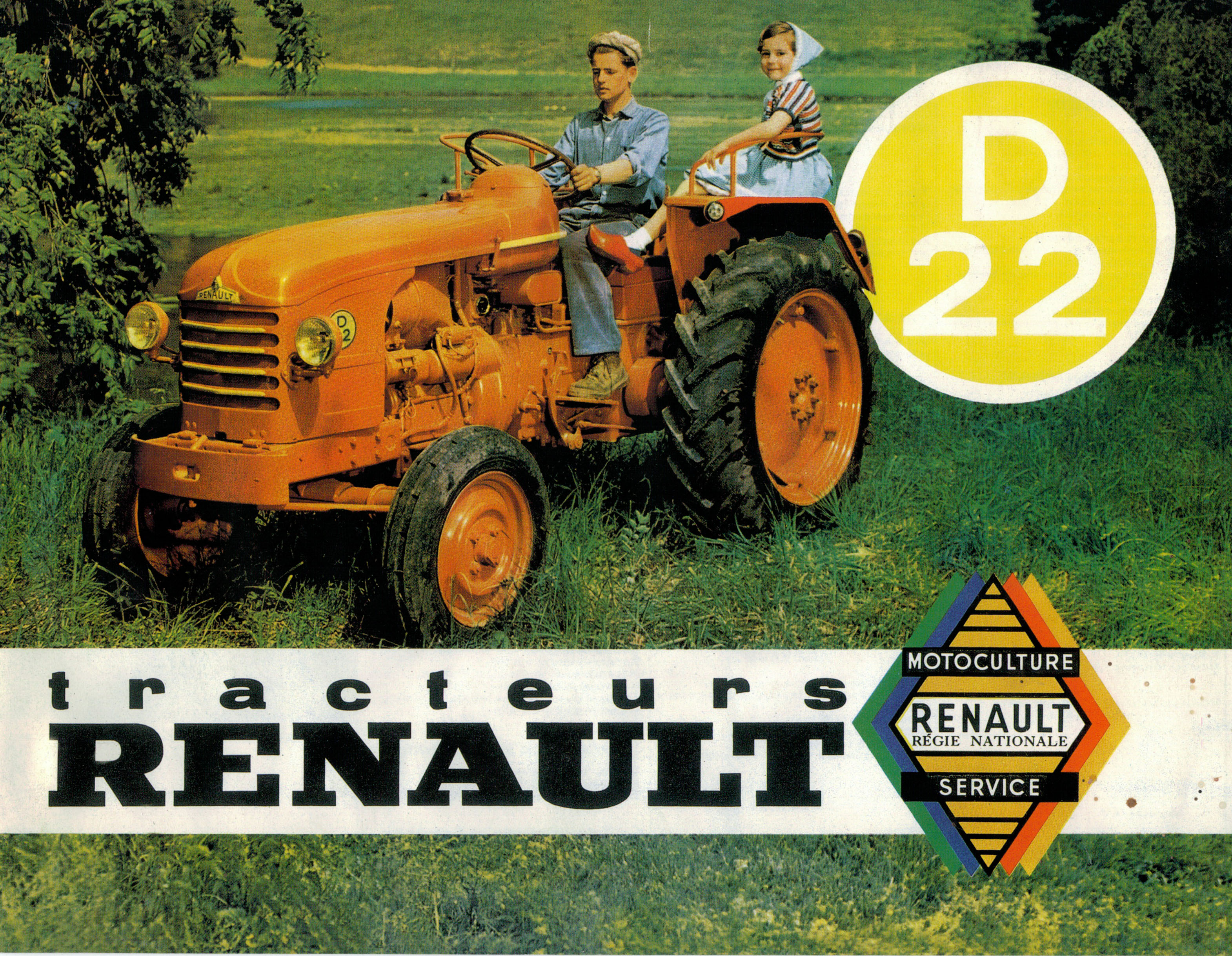 Le Renault D22, le tracteur à succès de la marque au losange – Le Blog ...