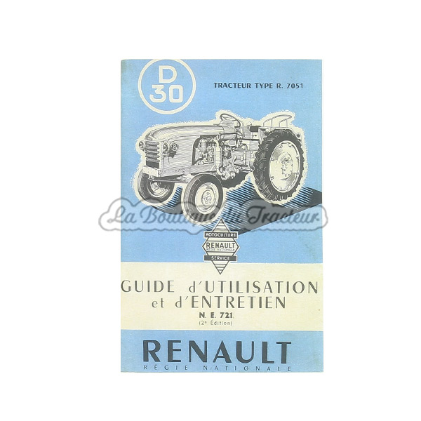 Tracteur Renault D30 Fiche Technique